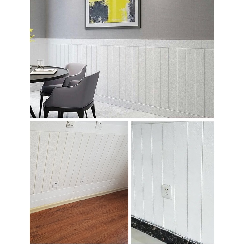 Jual [READY SEMARANG] WALLPAPER 3D STIKER FOAM BUSA 3D MOTIF KAYU 3D ...