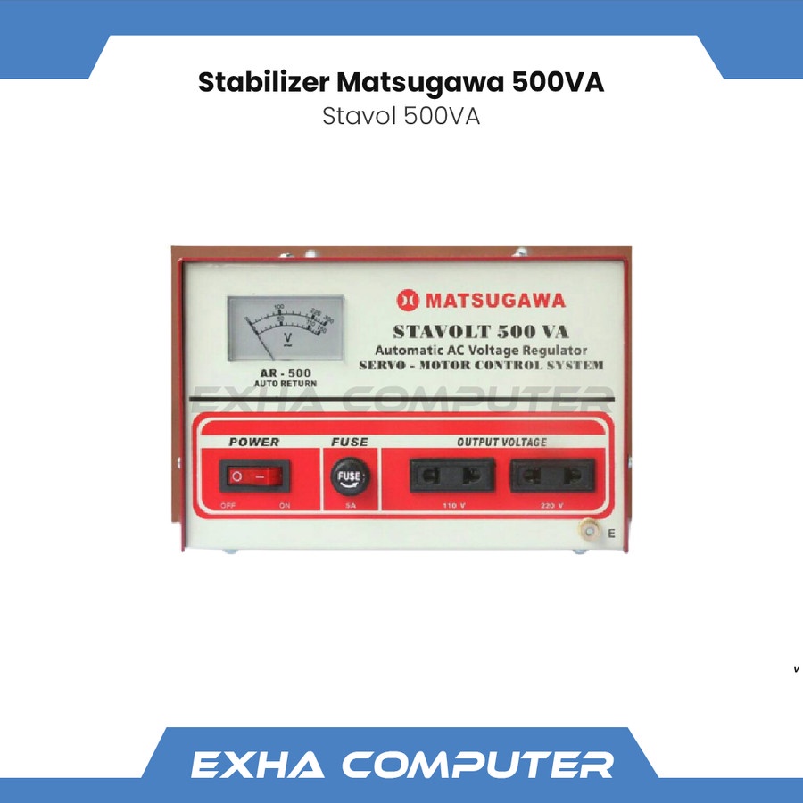 Jual Stabilizer Stavolt MATSUGAWA 500VA - Stabilizer Stavolt | Shopee ...