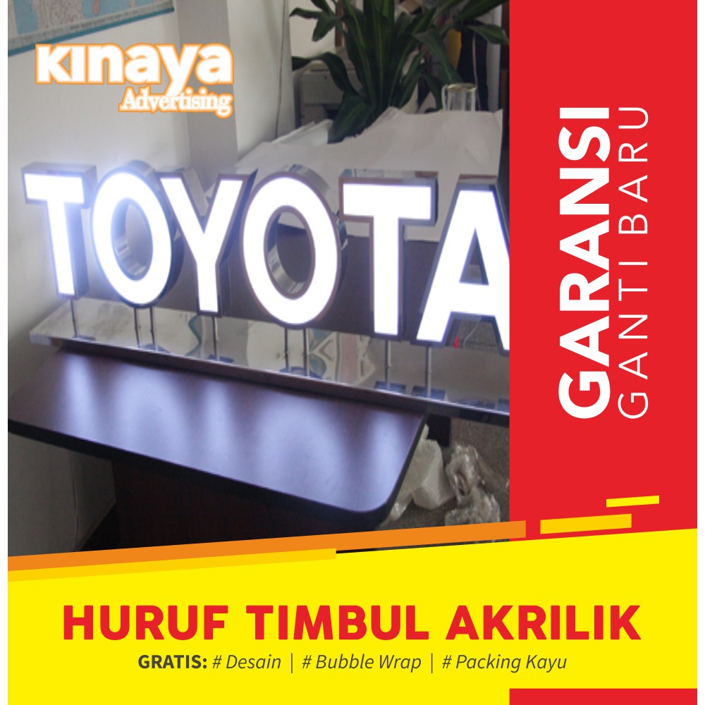 Jual HURUF TIMBUL LED UNTUK BRANDING USAHA / TOKO | Shopee Indonesia