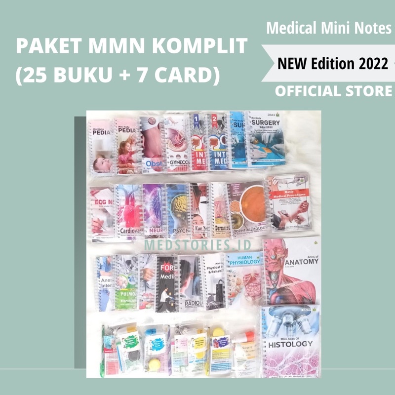 Jual PAKET MMN KOMPLIT 33 PCS (26 MMN + 7 CARDS) | Medical Mini Notes ...