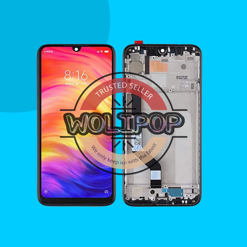 Jual LCD TOUCHSCREEN FRAME XIAOMI REDMI NOTE 7 ORIGINAL NEW | Shopee ...