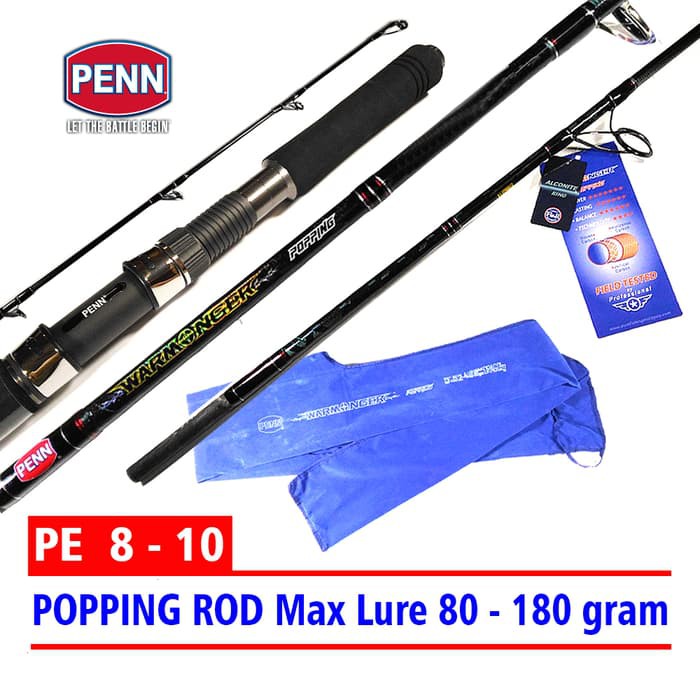Jual New Sale!! Penn Popping Rod Warmonger Pe8-10 Drag 12Kg - Wmp 792 ...