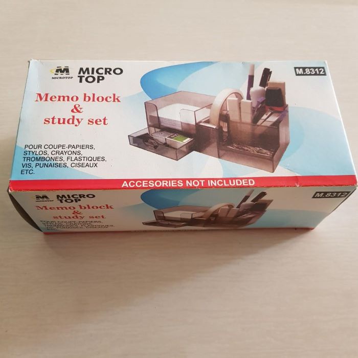 Jual Micro Top Memo Block & Study Set M.8312 / Desk Organizer / Desk ...