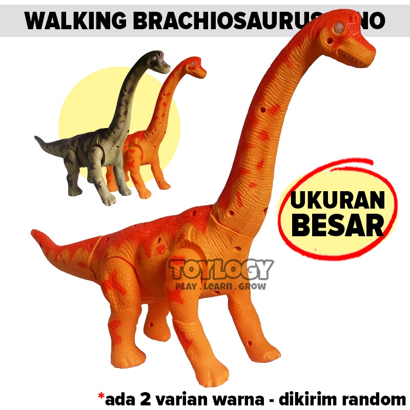 Jual Walking Dinosaurus Brachiosaurus ( Robot Dino Brontosaurus ...