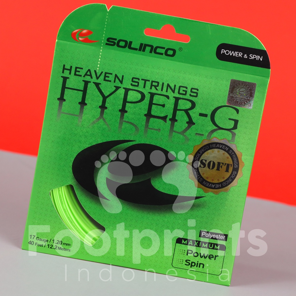 Jual Solinco Hyper G Soft Senar Raket Tenis Tennis Strings Original | Shopee Indonesia