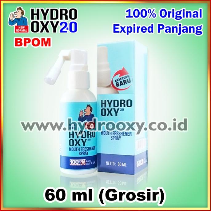 Jual Hydro Oxy Spray 60 Ml Mouth Freshener Penyegar Mulut & Anti Bau Nafas | Shopee Indonesia