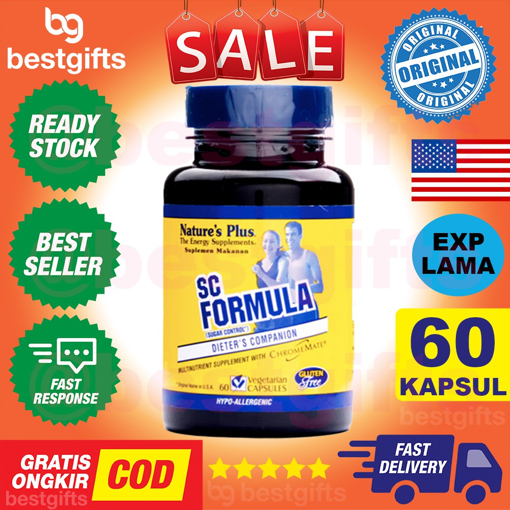 Jual NATURE'S NATURES NATURE PLUS SC FORMULA METABOLISME GLUCOSA SUGAR ...