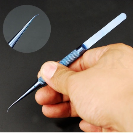 Jual PINSET/TWEEZER SUPER TAJAM TITANIUM PRESISI SHINEBLUE LURUS ...