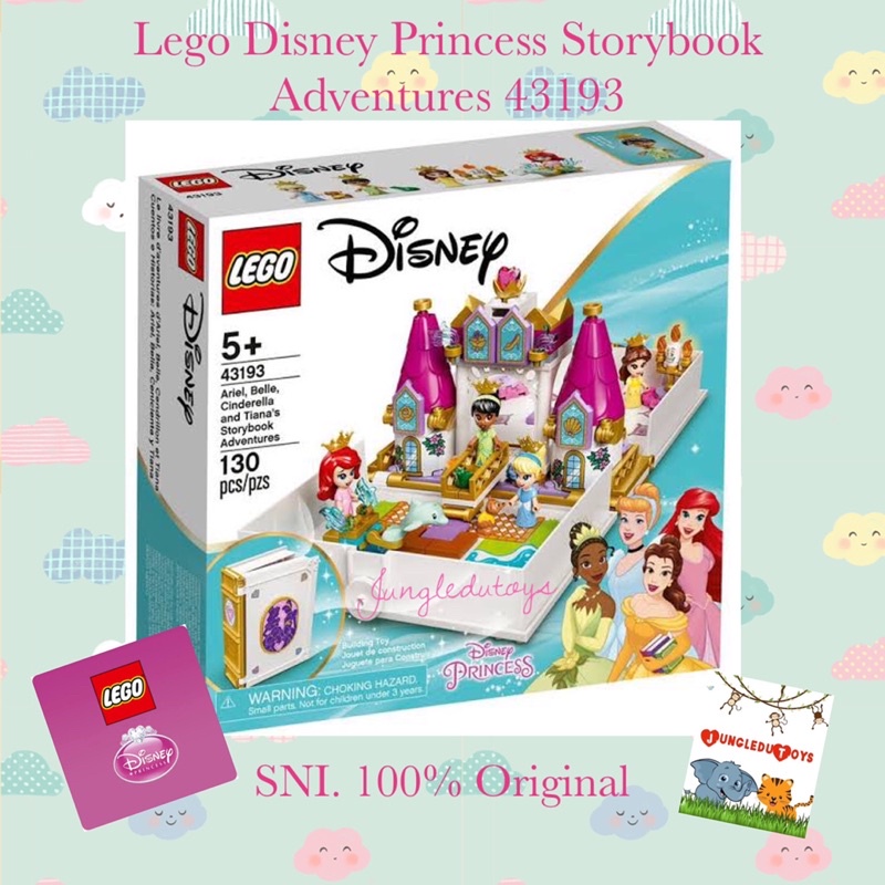 Jual Lego Disney Princess Ariel Belle Cinderella Tiana’s Storybook ...