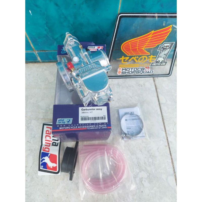 Jual Karbu /karburator UMA racing 4T ukuran 34 original 100% lengkap ...