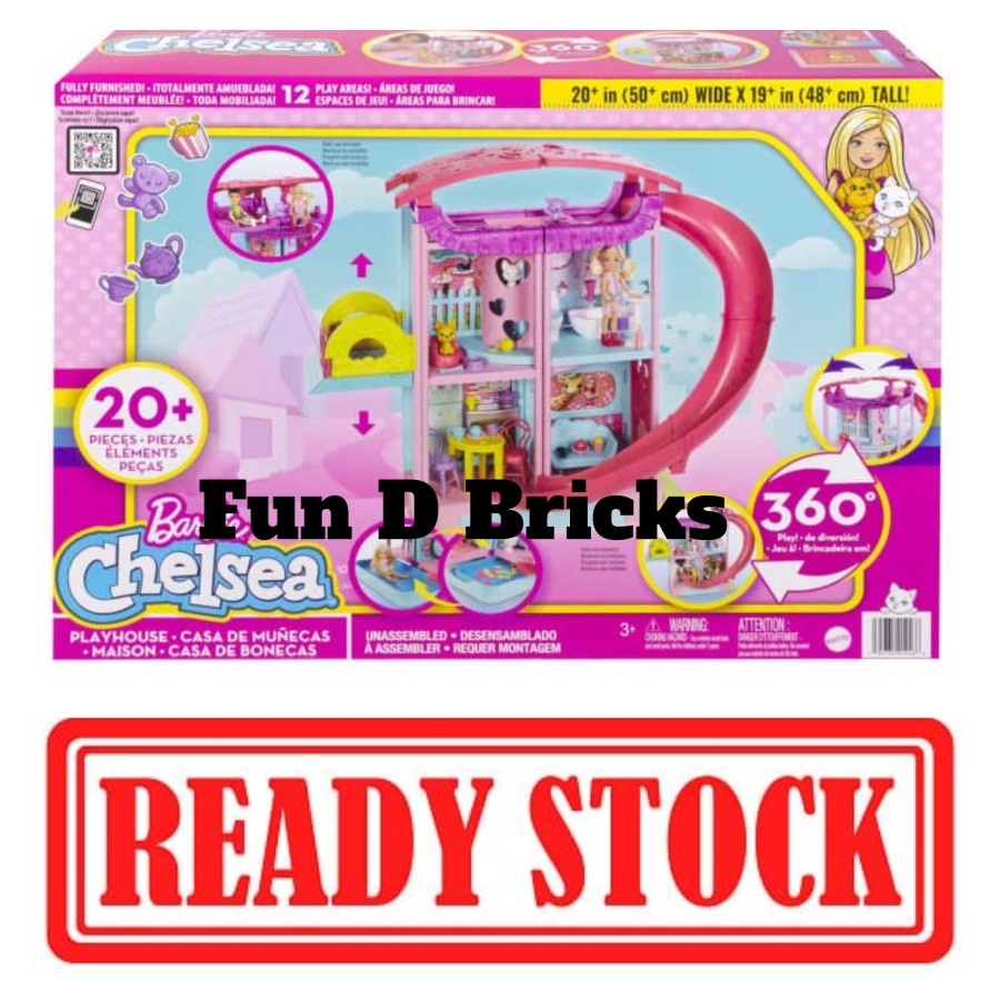 Jual Barbie Chelsea Playhouse Original Mattel Sealed New | Shopee Indonesia