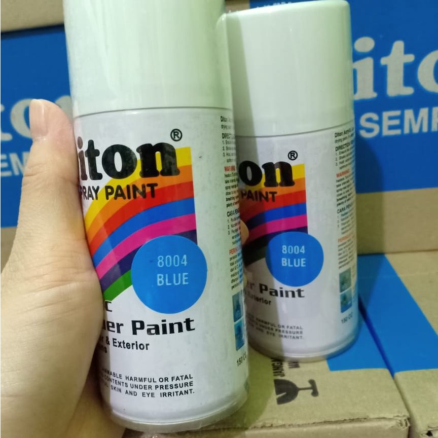 Jual DITON Spray Paint Acrylic Lacquer Paint Pilox Cat Semprot - 8004 ...