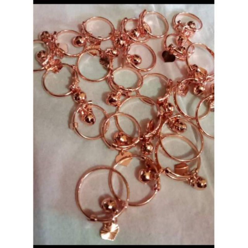 Jual Cincin suasa Karo lapis emas 18k(warna rose gold/suasa),awet,tahan lama,tidak berkarat ...