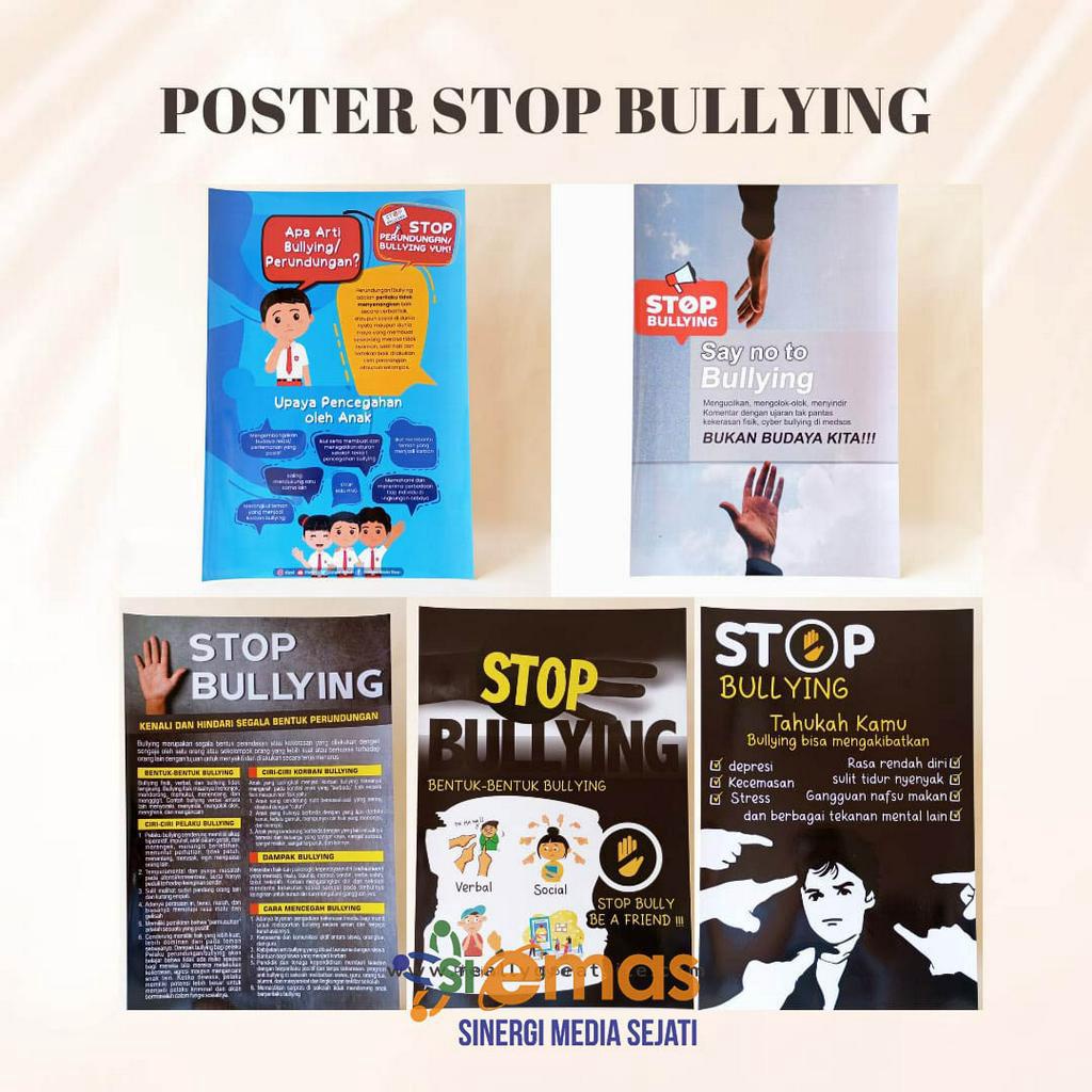Jual Paket Poster Sekolah | Paket Poster Stop Bullying | Paket Poster Edukasi Kekerasan Anak ...