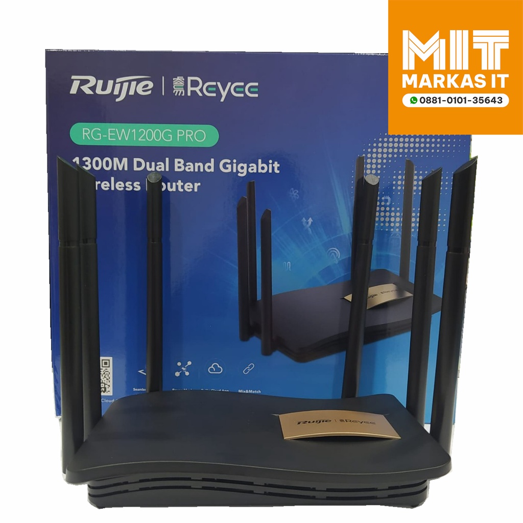 Jual Ruijie RG-EW1200G Pro - Router Wireless Gigabit 1267Mbps Dual-band ...
