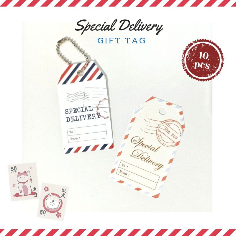 Jual GIFT TAG/ HANG TAG - Special delivery | Shopee Indonesia