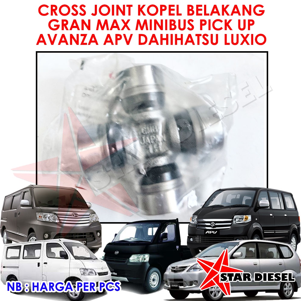Jual CABANG 4 GMB KOPLING BELAKANG AVANZA APV INNOVA CROSS JOINT GRAN ...