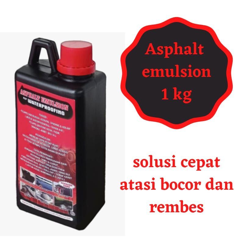 Jual Aspal Cair Emulsion Cat pelapis anti bocor rembes untuk Kolam ikan ...