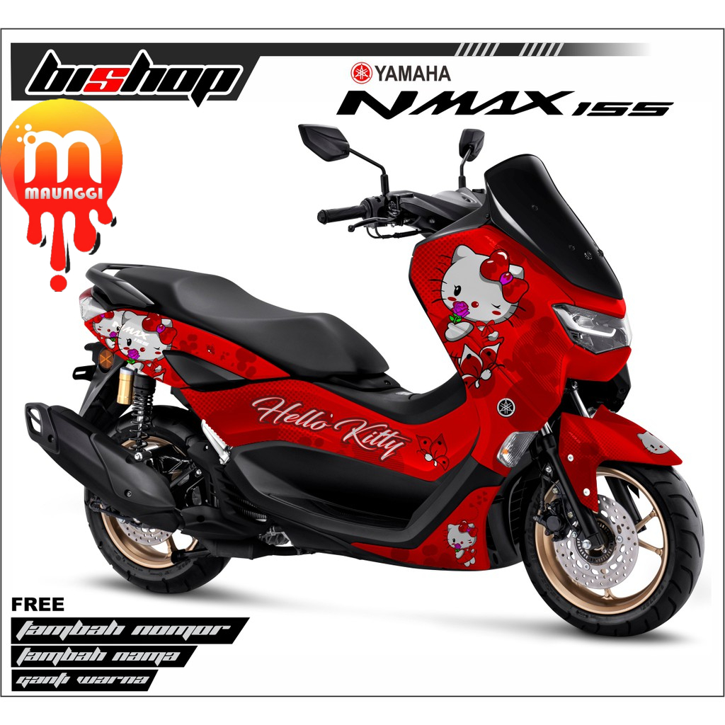 Jual Decal new nmax 2020 full body Striping motor nmax 2020 full motif ...