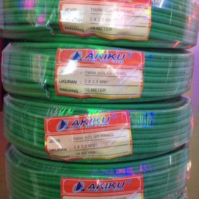 Jual KABEL SOLAR PANEL / PANEL SURYA TWIN SOLAR PANEL AKIKU 2X2,5MMX18M | Shopee Indonesia