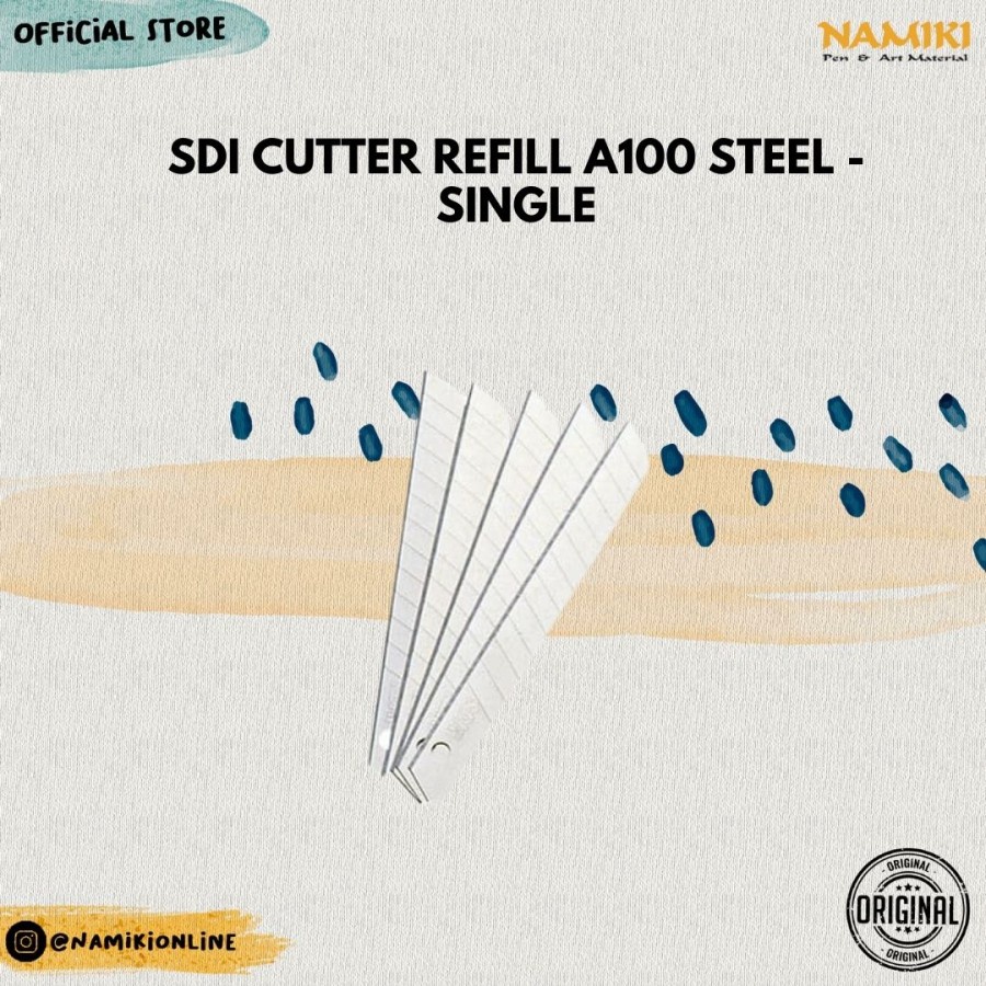 Jual SDI Cutter Refill A100 Steel - single | Shopee Indonesia