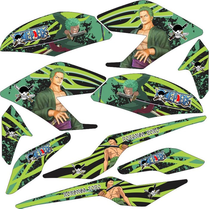 Jual Sticker All New CB150R Striping One Piece Zoro | Shopee Indonesia