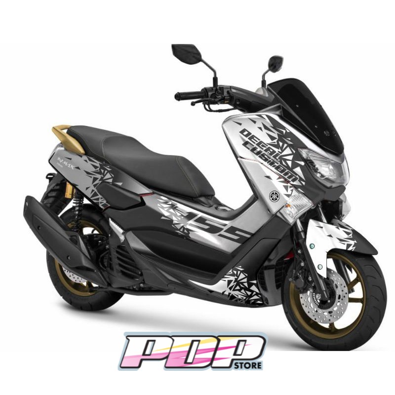 Jual Decal NMAX Sticker Full Body Grafis Silver Plus laminasi anti ...