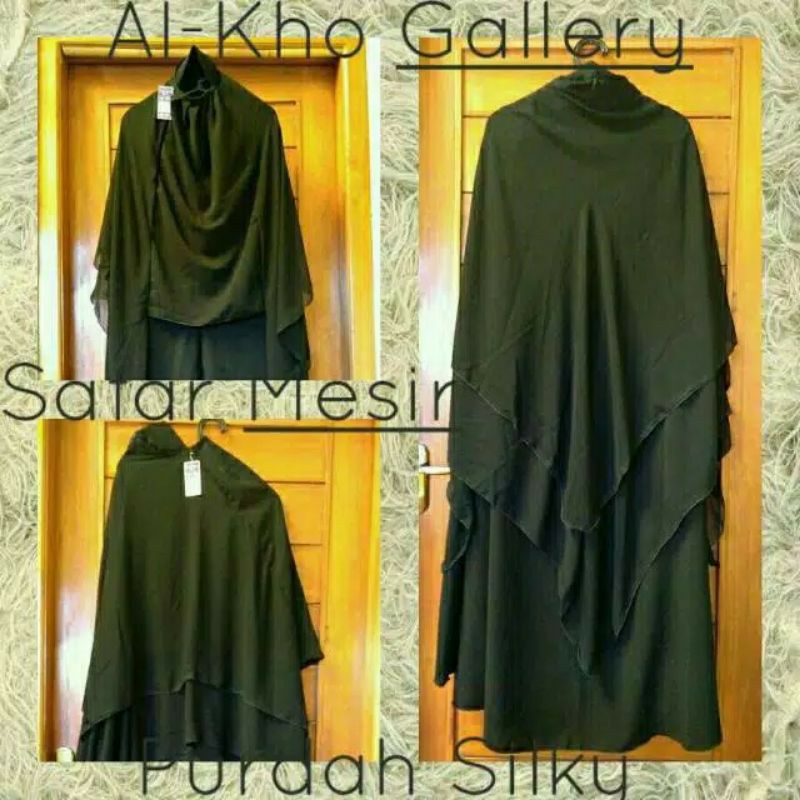 Jual JILBAB SAFAR PURDAH LANCIP | JILBAB SAFAR MESIR PURDAH 2 LAYER ...