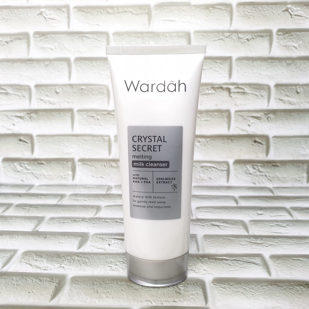 Jual Wardah Crystal Secret Melting Milk Cleanser 100 ml | Shopee Indonesia