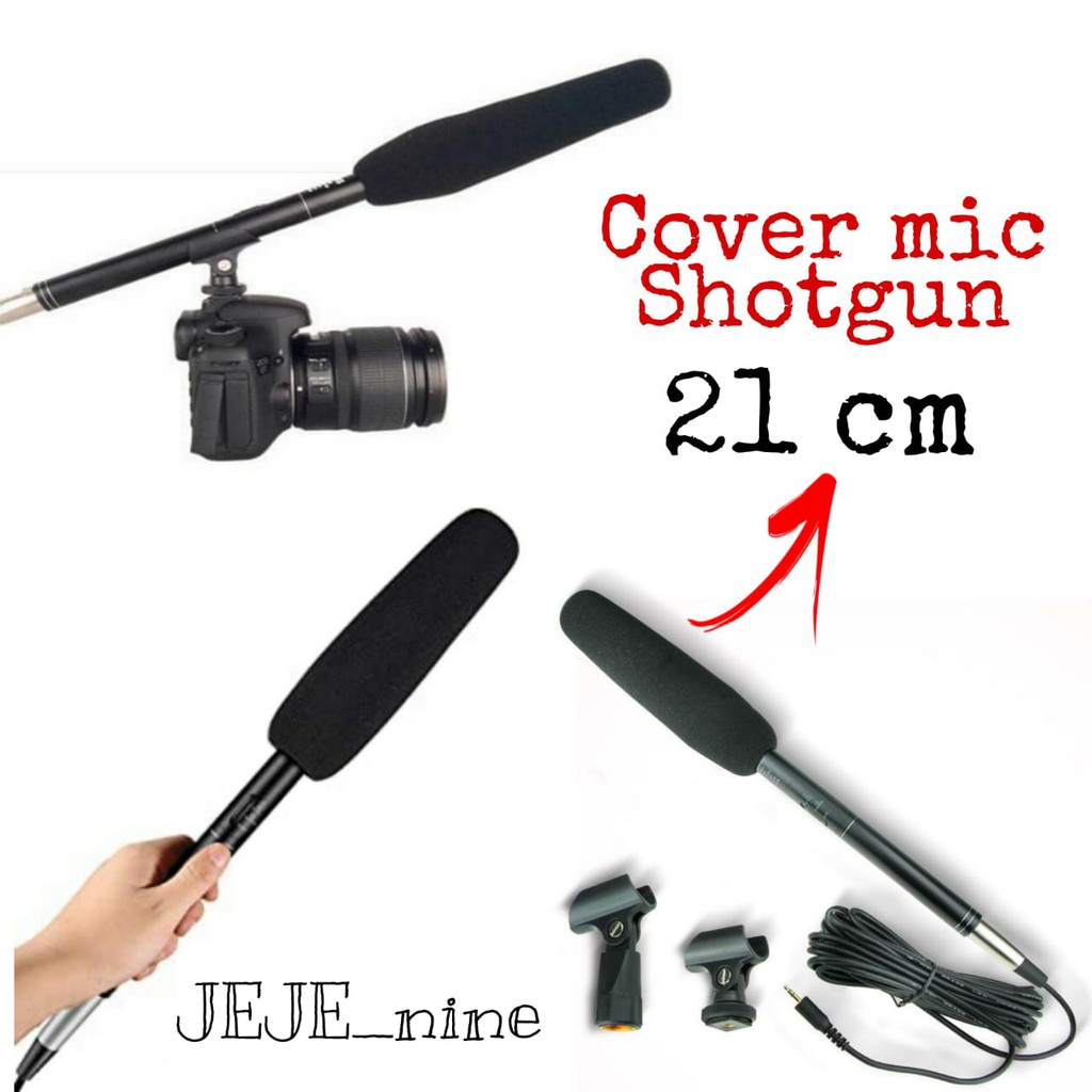 Jual TERMURAH!! Busa shotgun microphone 12 cm 14.6 cm 16 cm 18 cm 21 cm ...
