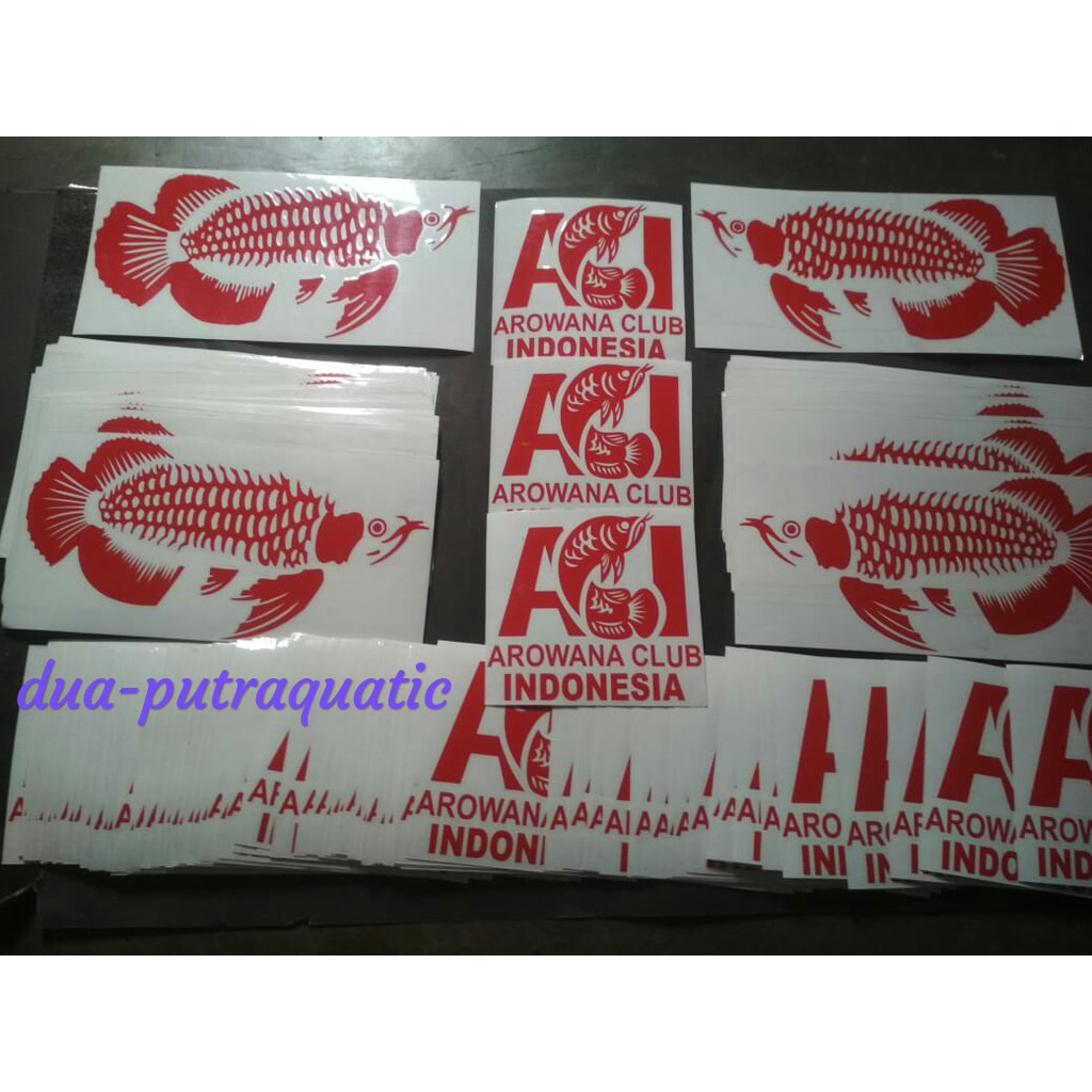 Jual Sticker Arwana dan Arowana Club Indonesia (ACI) | Shopee Indonesia