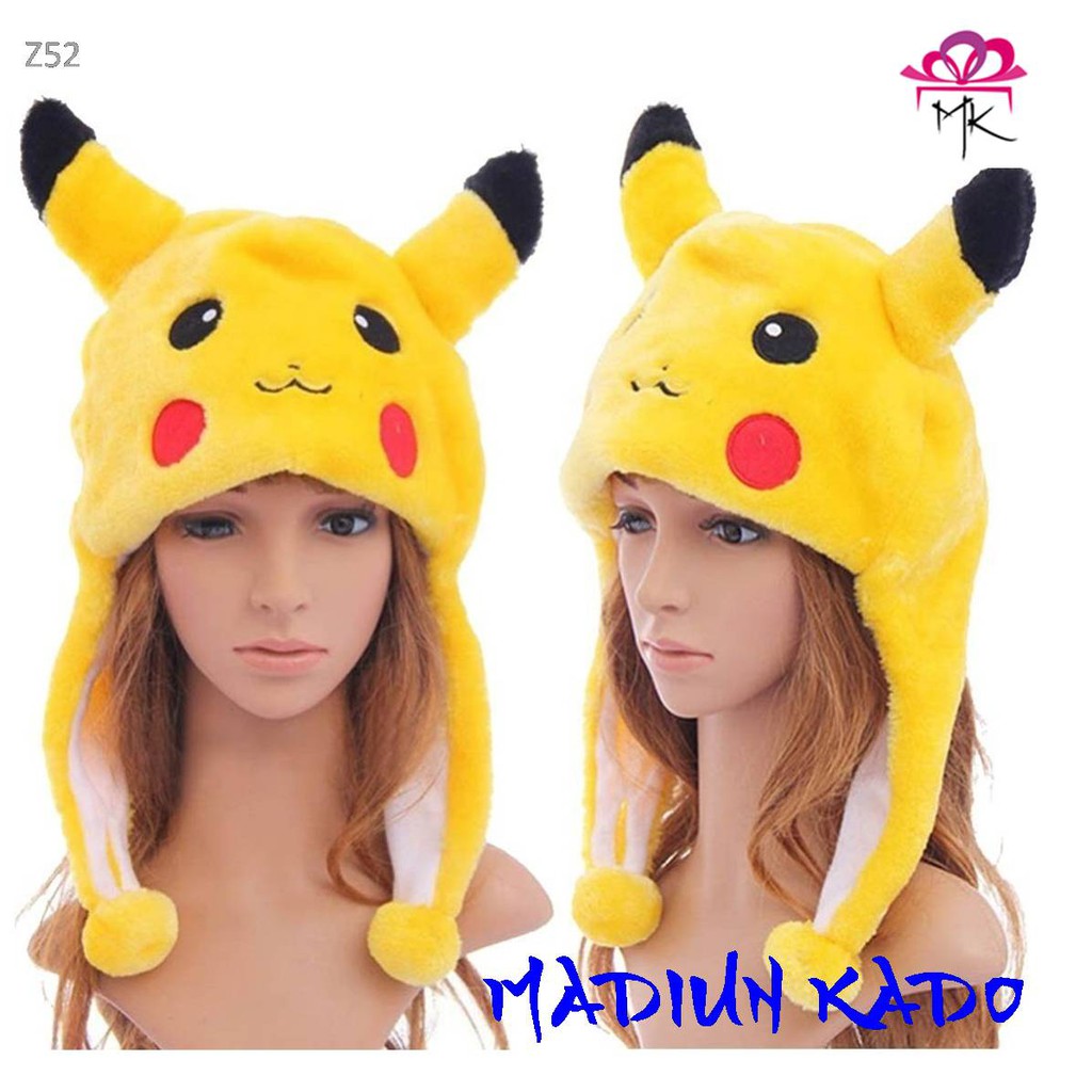 Jual Topi Bulu Impor Pokemon Pikachu | Shopee Indonesia