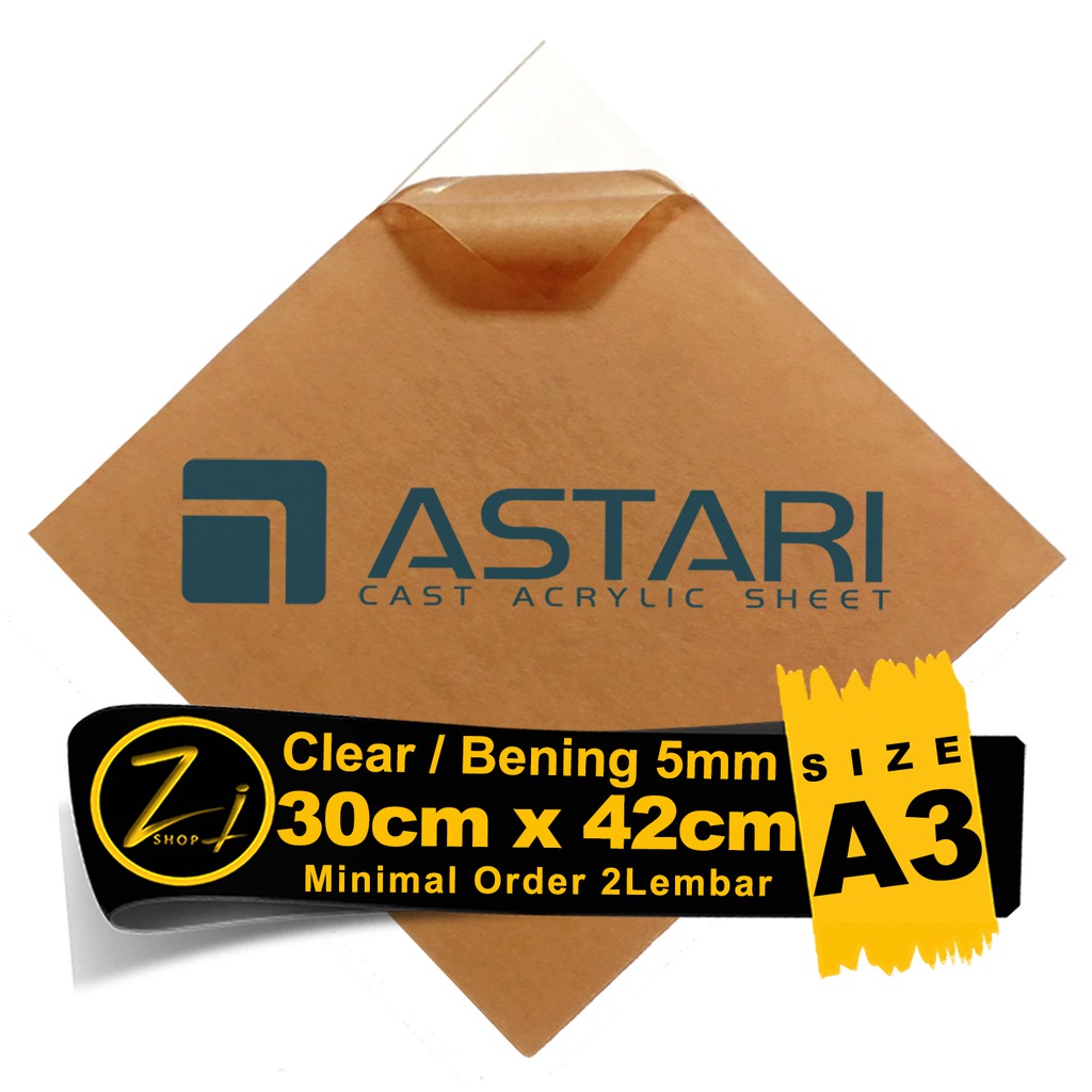 Jual Akrilik lembaran Acrylic sheet A3 5mm | Shopee Indonesia