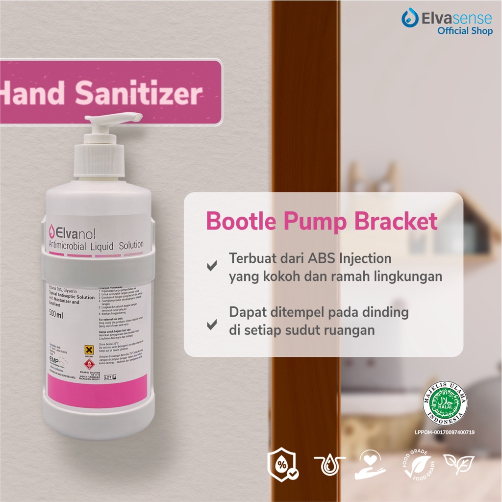 Jual Hand Sanitizer Elvanol 500ml, dengan Moisturizer dan Emollient ...