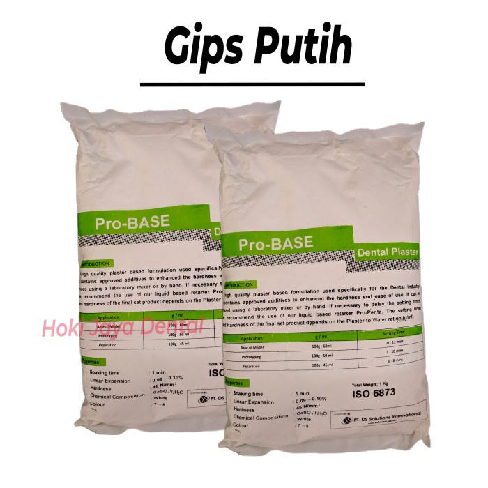 Jual Dental Gips Stone Putih Plaster Bahan Cetak Gigi 1 Kg | Shopee ...