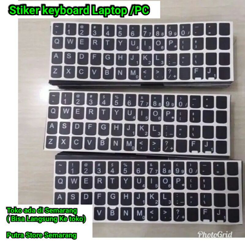 Jual Stiker keyboard Laptop / PC Tulisan Keyboard Laptop | Shopee Indonesia