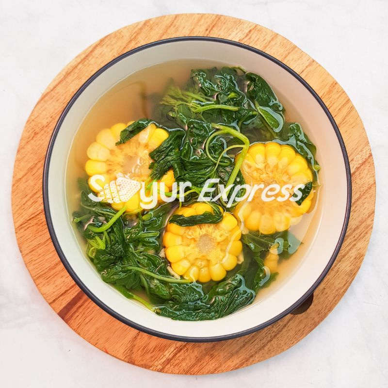 Jual KIRIM INSTAN Menu Matang Sayur Bening Bayam Jagung | Shopee Indonesia