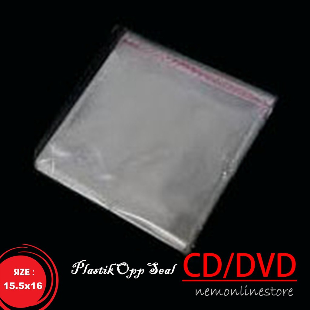 Jual Plastik Opp Lem Seal CD 15,5x16 cm | Shopee Indonesia