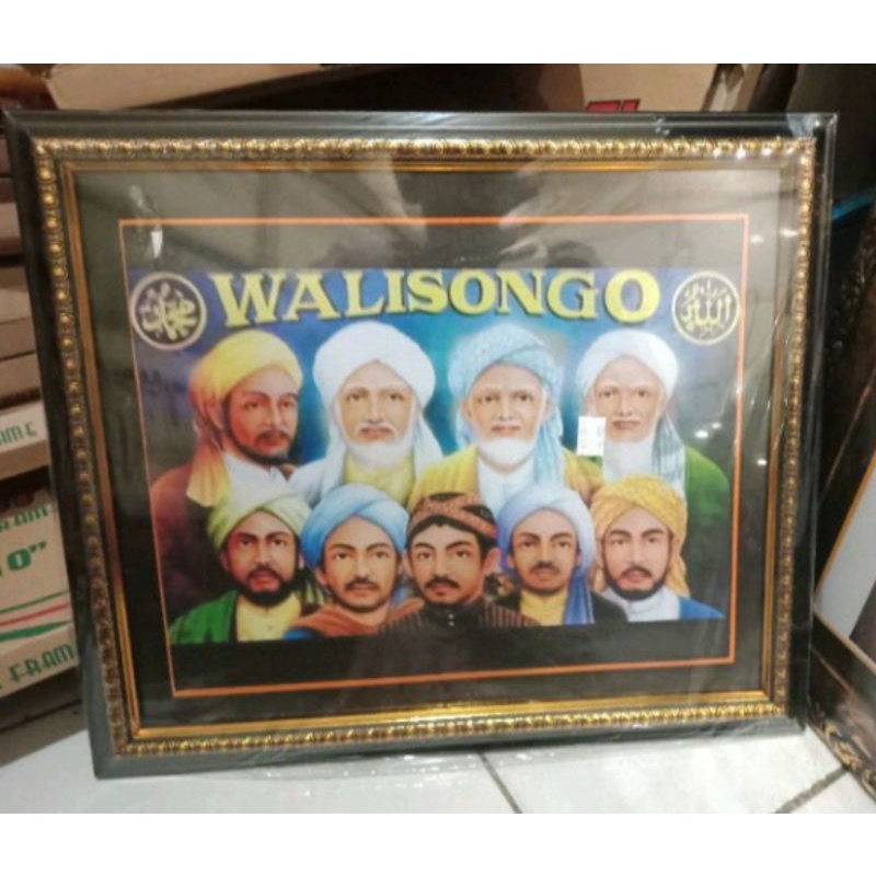 Jual poster wali songo+bingkai | Shopee Indonesia