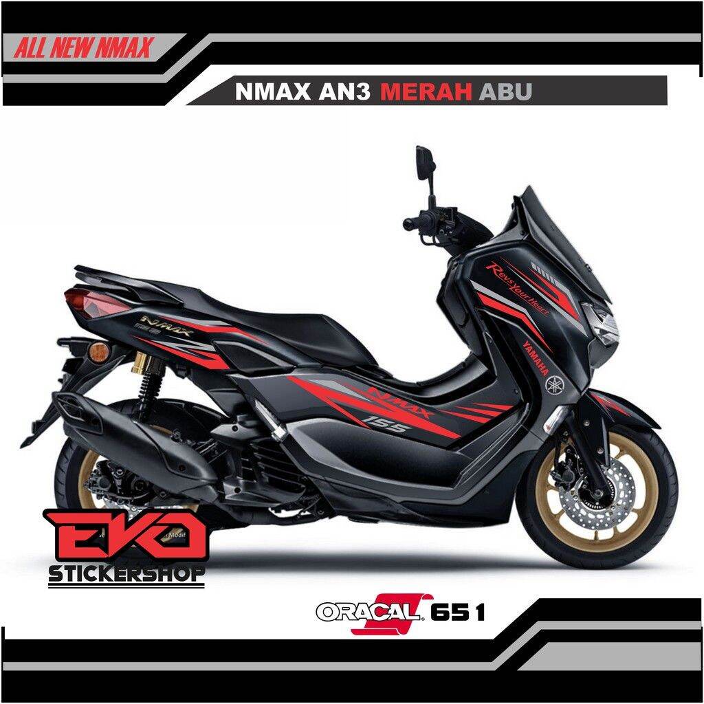 Jual 0STIKER ALL NEW NMAX HITAM CUTTING STICKER | Shopee Indonesia