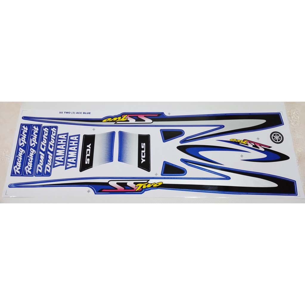 Jual STIKER. STRIPING BODY YAMAHA F1Z R. SSTWO MALAYSIA. SS2 WARNA BIRU ...