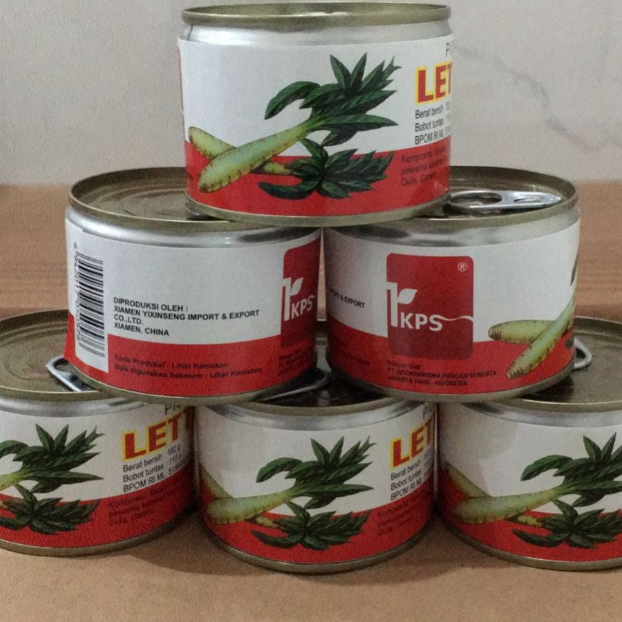 Jual Selada Kaleng Acar Selada Narcissus Pickled lettuce Asinan 182 gr ...