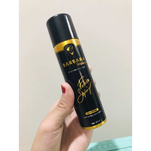 Jual Barbara Walden Professional Use Fashion Styling Hair Spray - 80 Ml ...