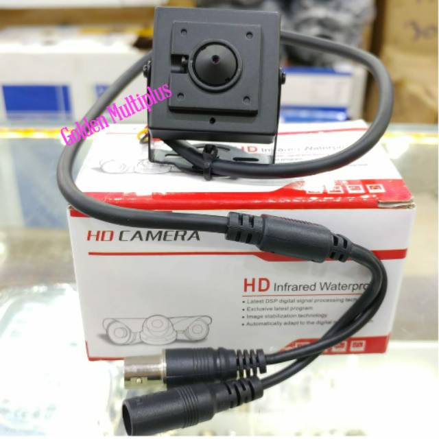 Jual Kamera CCTV Mini Kecil Pinhole 1.3Mp AHD Hidden Camera Cam Intai ...