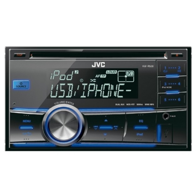 Jual Head Unit JVC KW-RH500 Double Din MP3 USB Car Audio Tape Mobil ...