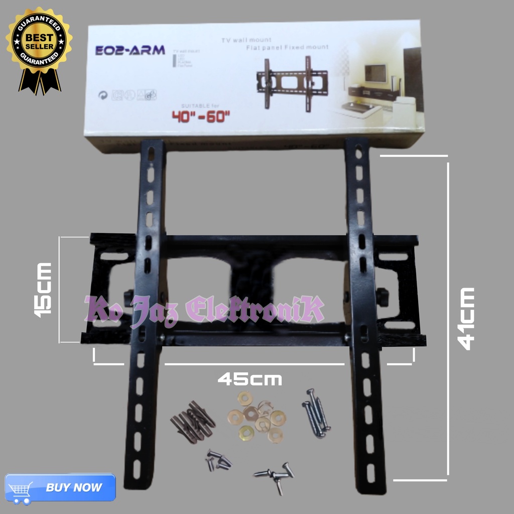 Jual Bracket TV LCD LED 40-60 Inch Besi Kuat dan Tebal | Shopee Indonesia