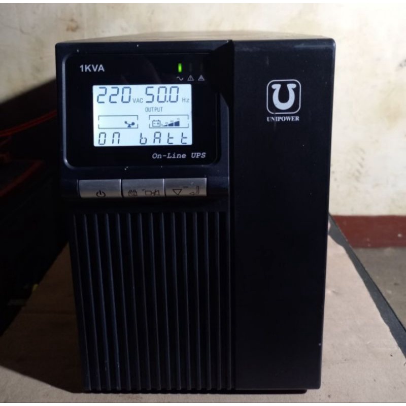 Jual UPS UNIPOWER Online Pure Sine Wave 1KVA 36v Modif Aki External ...