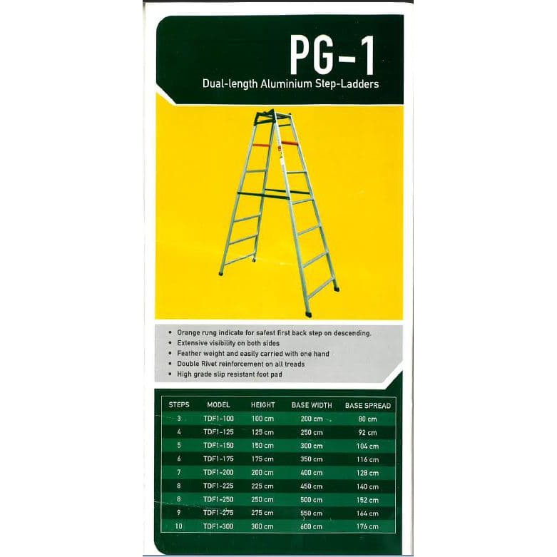 Jual Tangga Lipat Talux (type PG-1) 200 cm (TERMURAH) | Shopee Indonesia