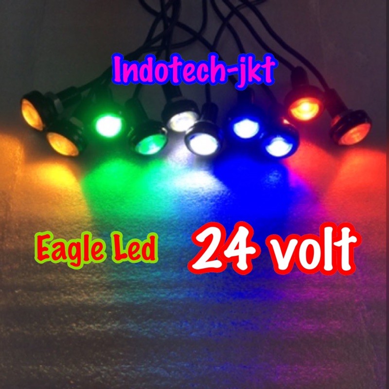 Jual 2 BIJI Eagle Led Mata Elang 24 VOLT | Shopee Indonesia