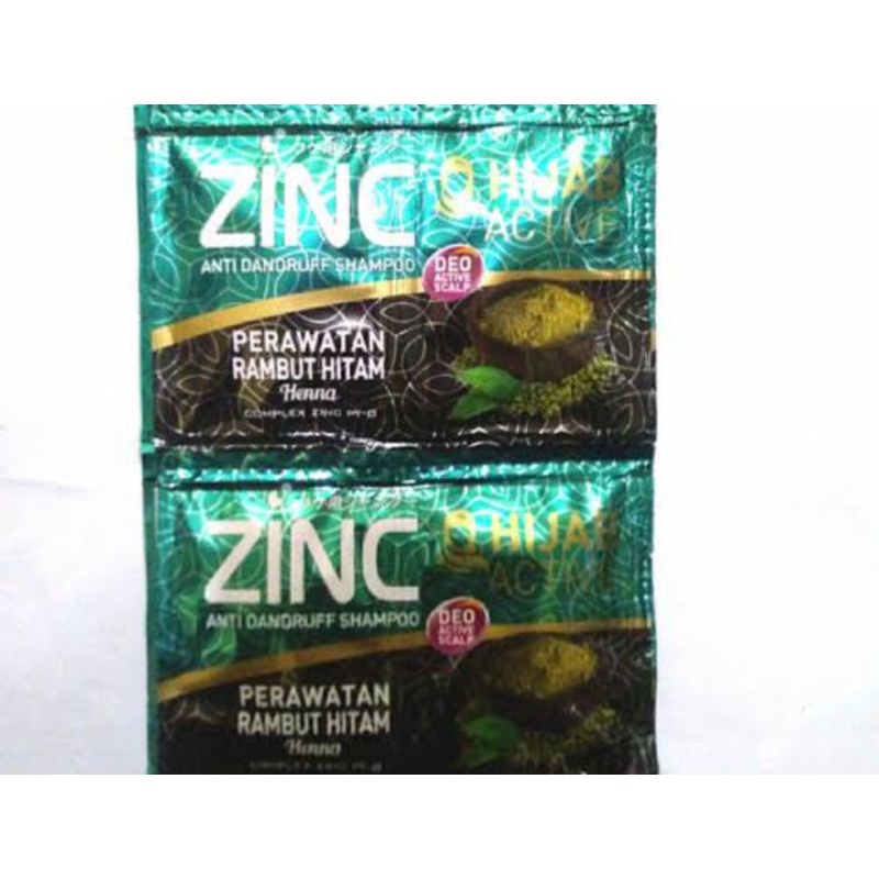 Jual ZINC SHAMPOO RENTENG (ISI 2BARIS = 24sachet) | Shopee Indonesia